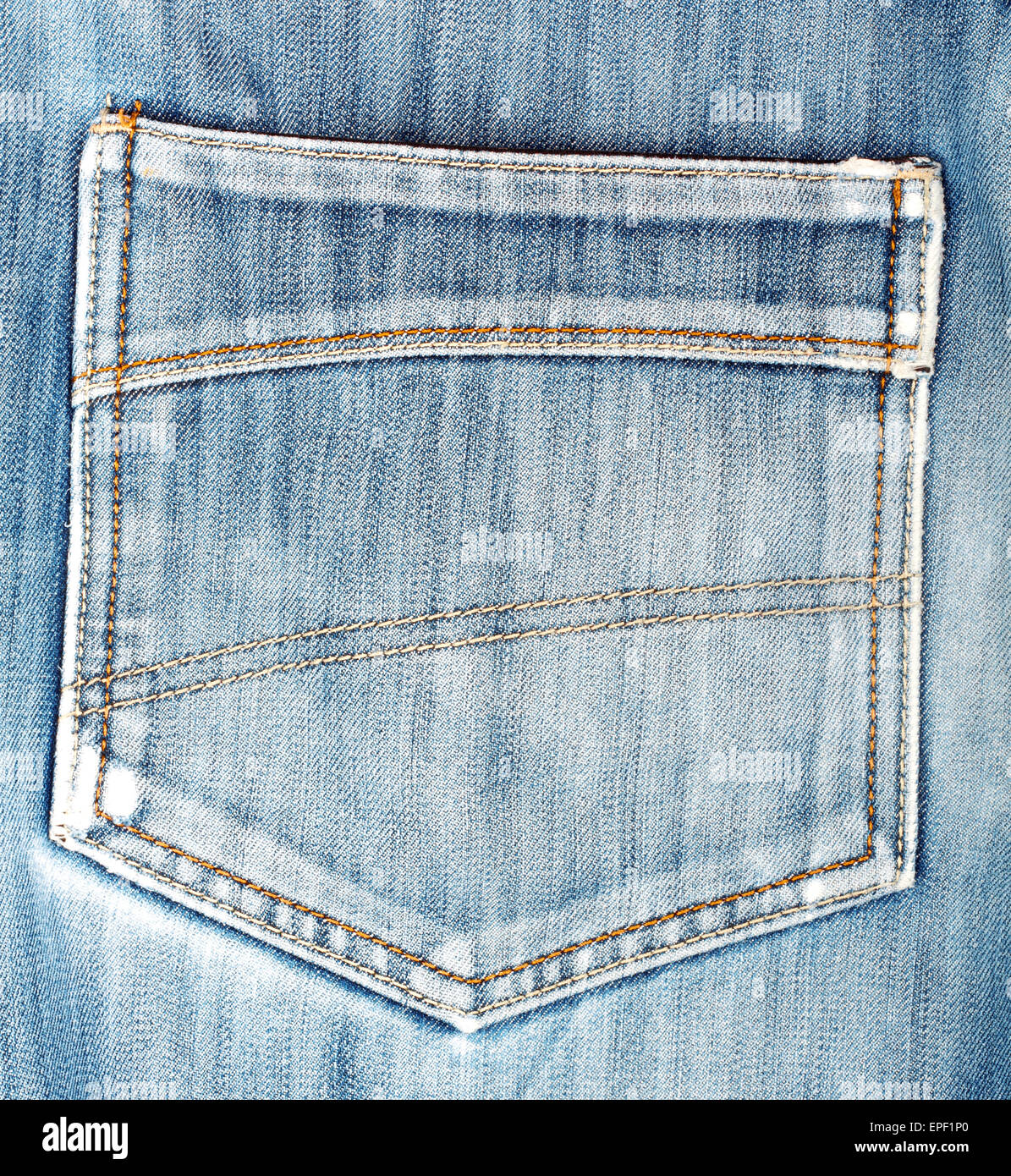 Blue jeans back pocket. Beautiful casual style Stock Photo - Alamy