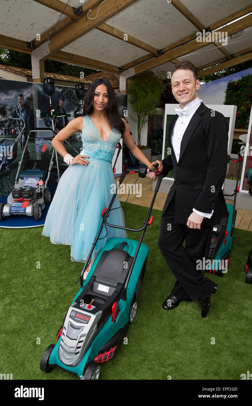 Strictly come dancing stars Karen Hauer and Kevin Clifton on the Bosch ...
