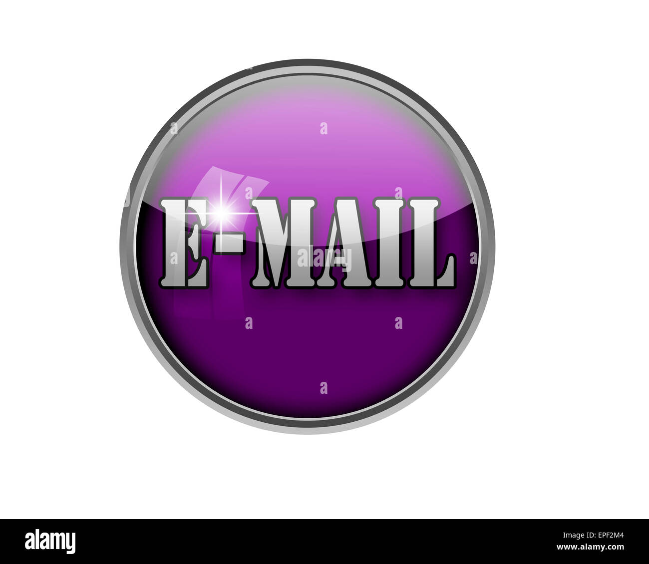 Contact us email icon glossy hi-res stock photography and images - Alamy
