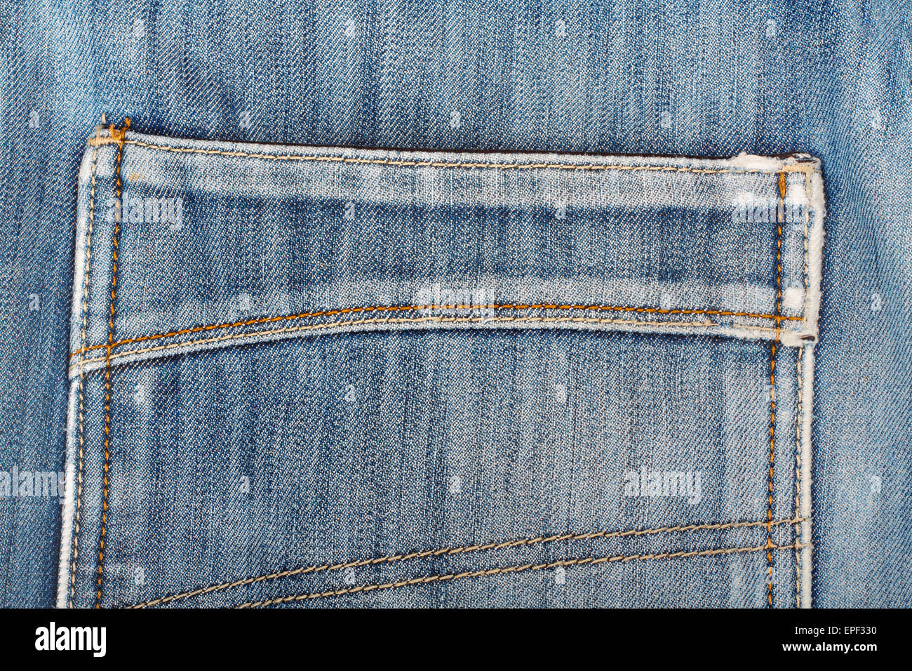 Blue jeans back pocket. Beautiful casual style Stock Photo - Alamy