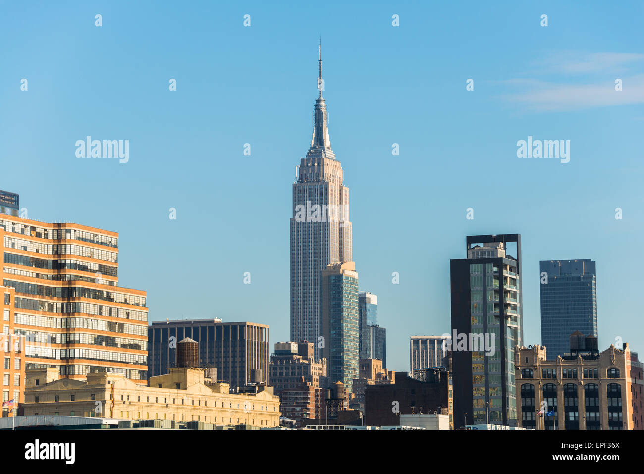 Panorama of downtown Manhattan Stock Photo - Alamy