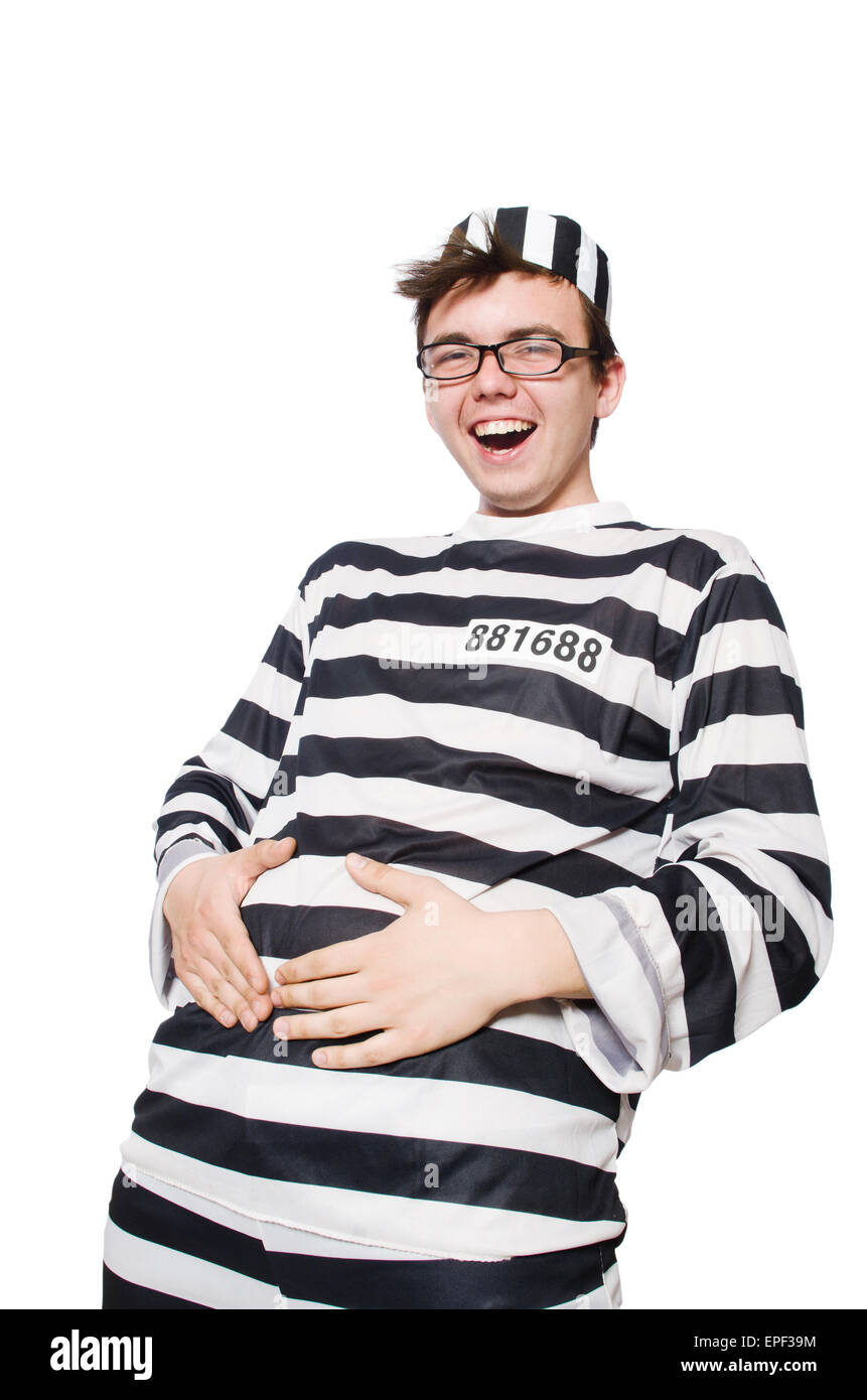 Funny prison inmate in concept Stock Photo - Alamy