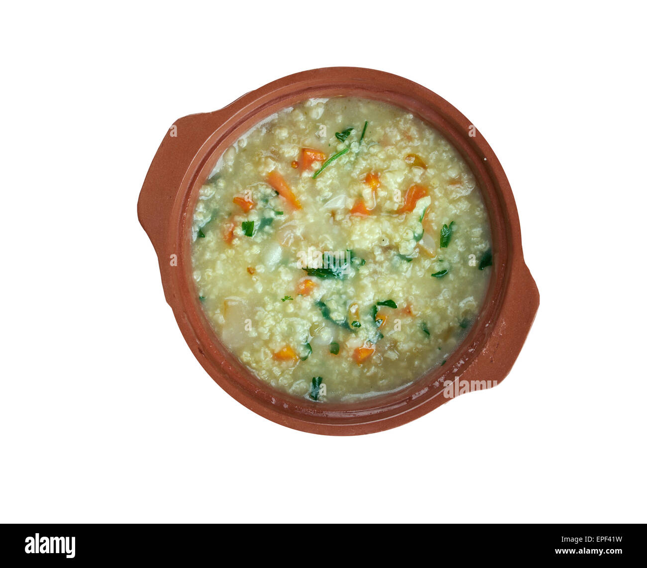 Kulesch - Ukrainian porridge. made from lard, millet and vegetables ...