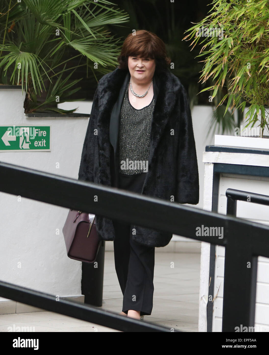 Susan Boyle outside the ITV Studios Featuring: Susan Boyle Where ...