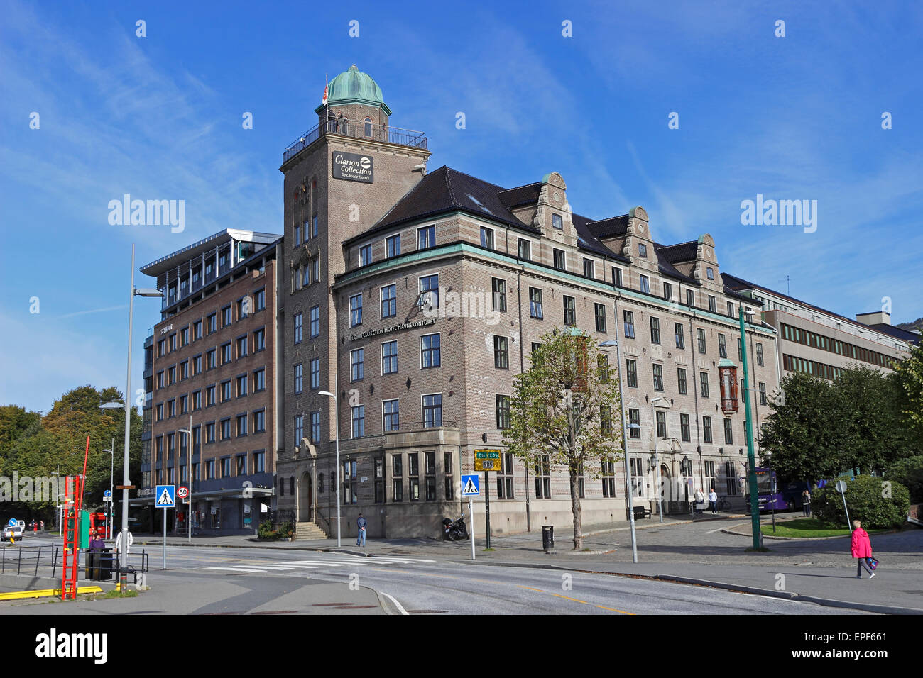 Clarion Collection Hotel Havnekontoret, Bergen Stock Photo - Alamy
