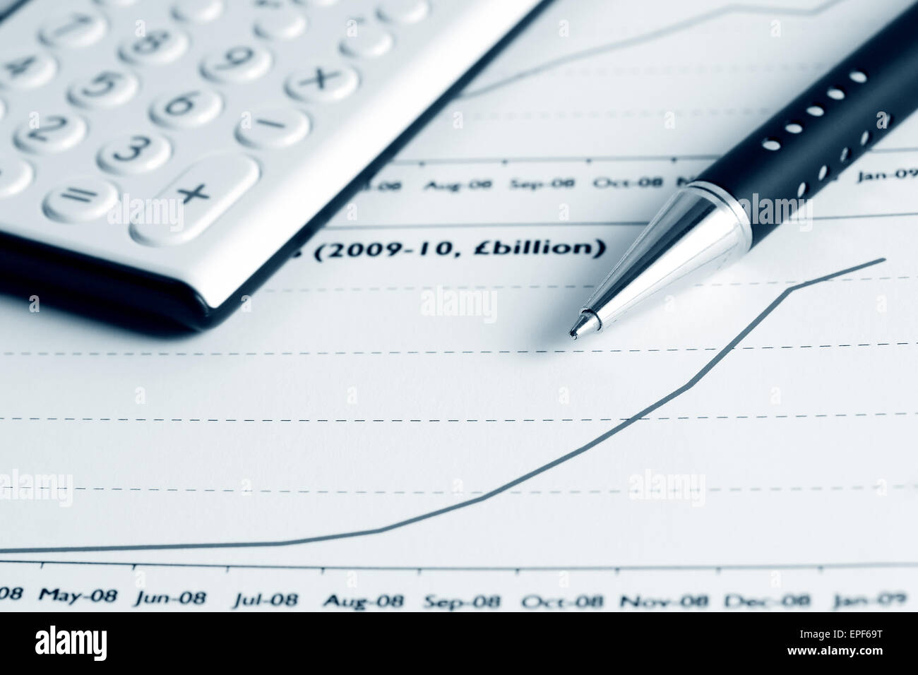 Financial accounting stock market graphs and chart Stock Photo - Alamy