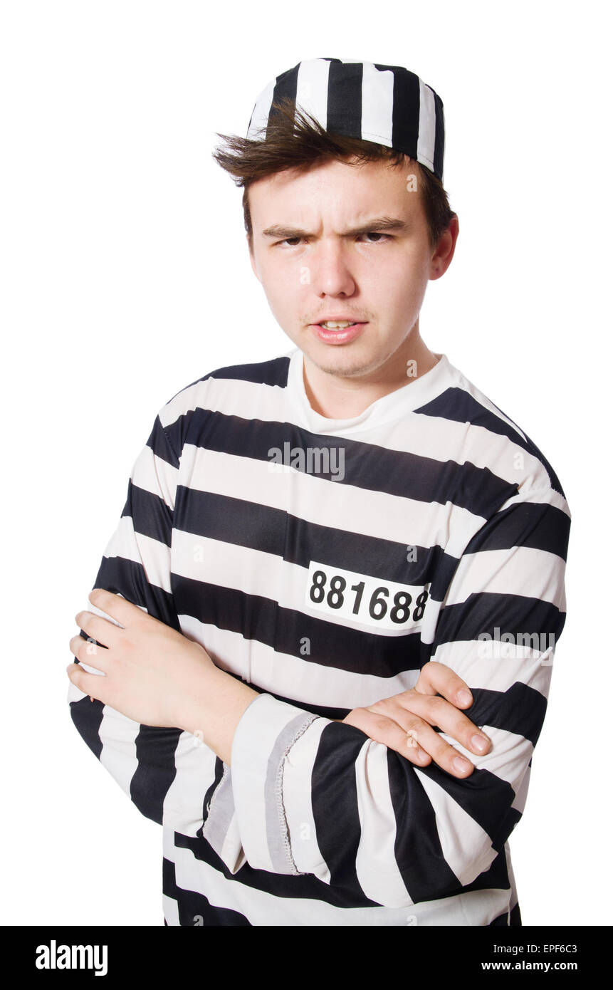 Funny prison inmate in concept Stock Photo - Alamy