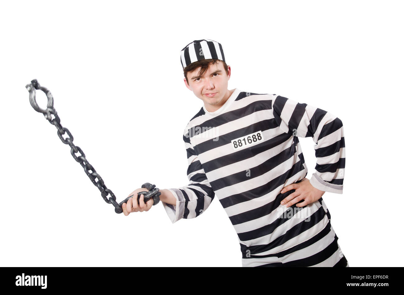 Inmate shackled Cut Out Stock Images & Pictures - Alamy