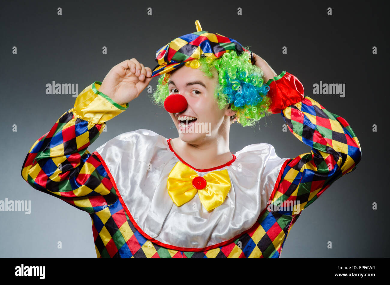 Funny clown in humor concept Stock Photo - Alamy
