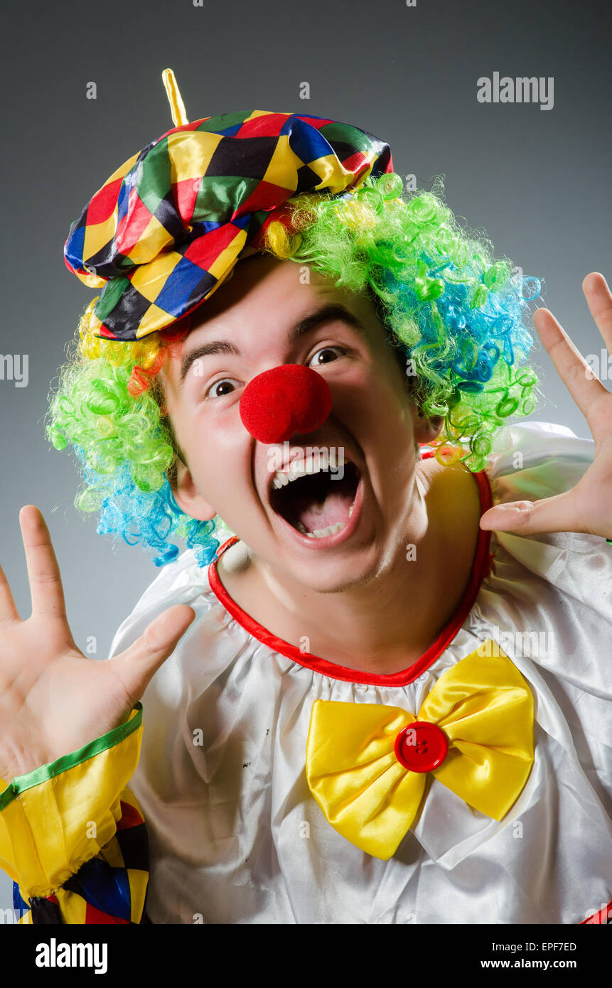 Funny clown in humor concept Stock Photo - Alamy