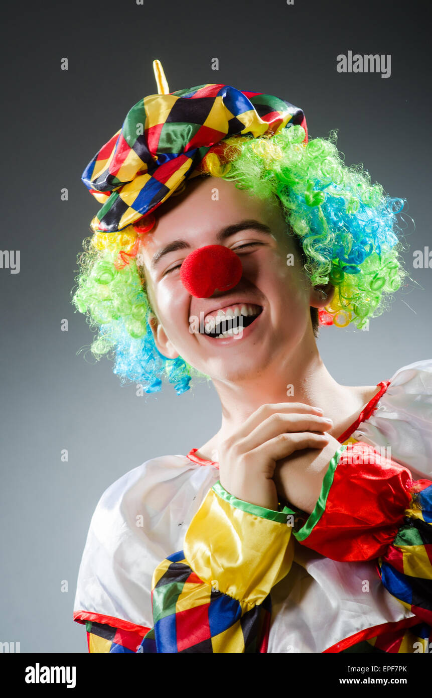 Funny clown in humor concept Stock Photo - Alamy