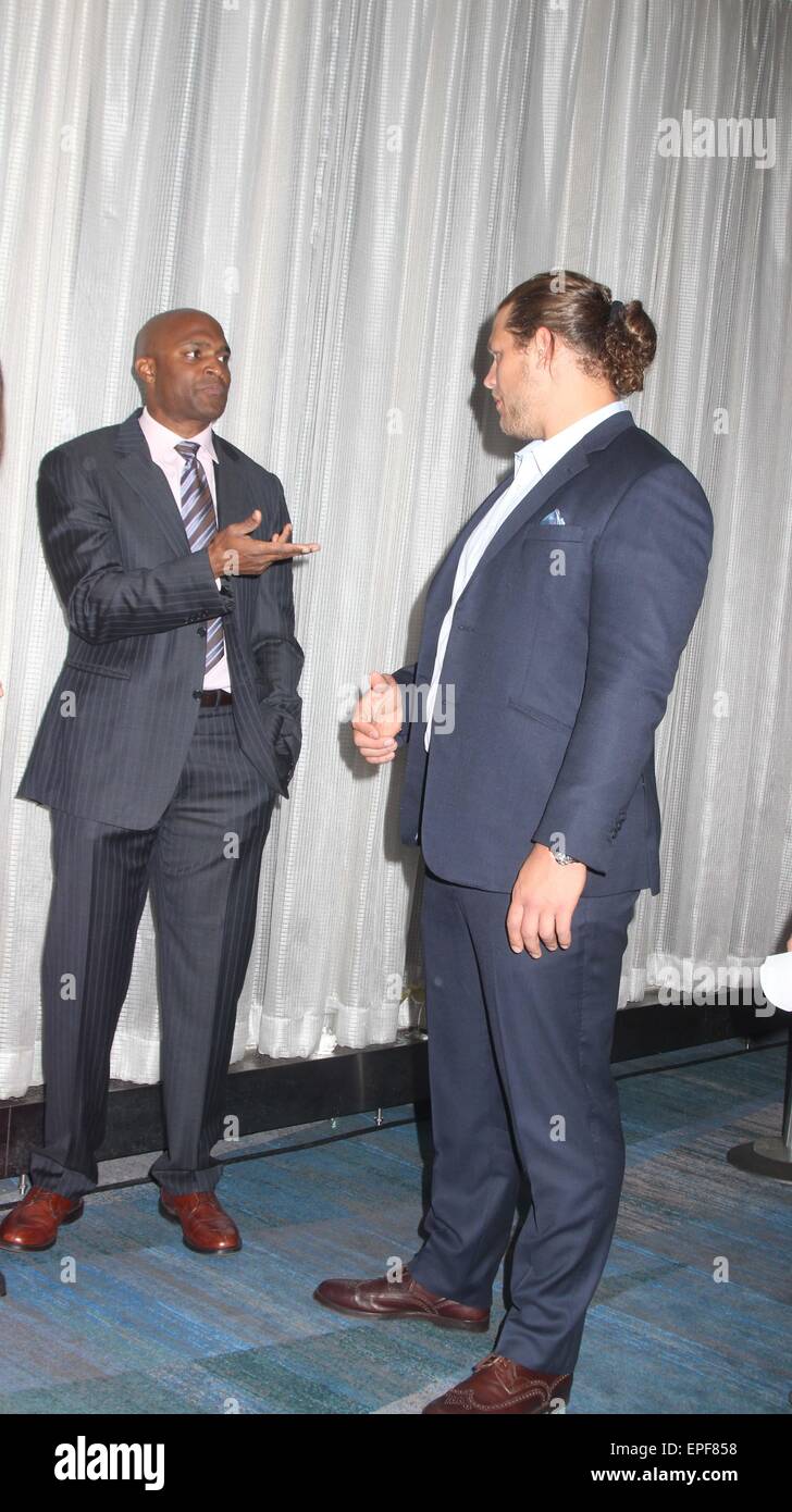 May 12, 2015 - New York, New York, U.S. - EXCLUSIVE L-R AMANI TOOMER ...