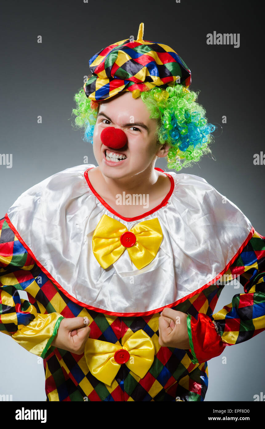 Funny clown in humor concept Stock Photo - Alamy
