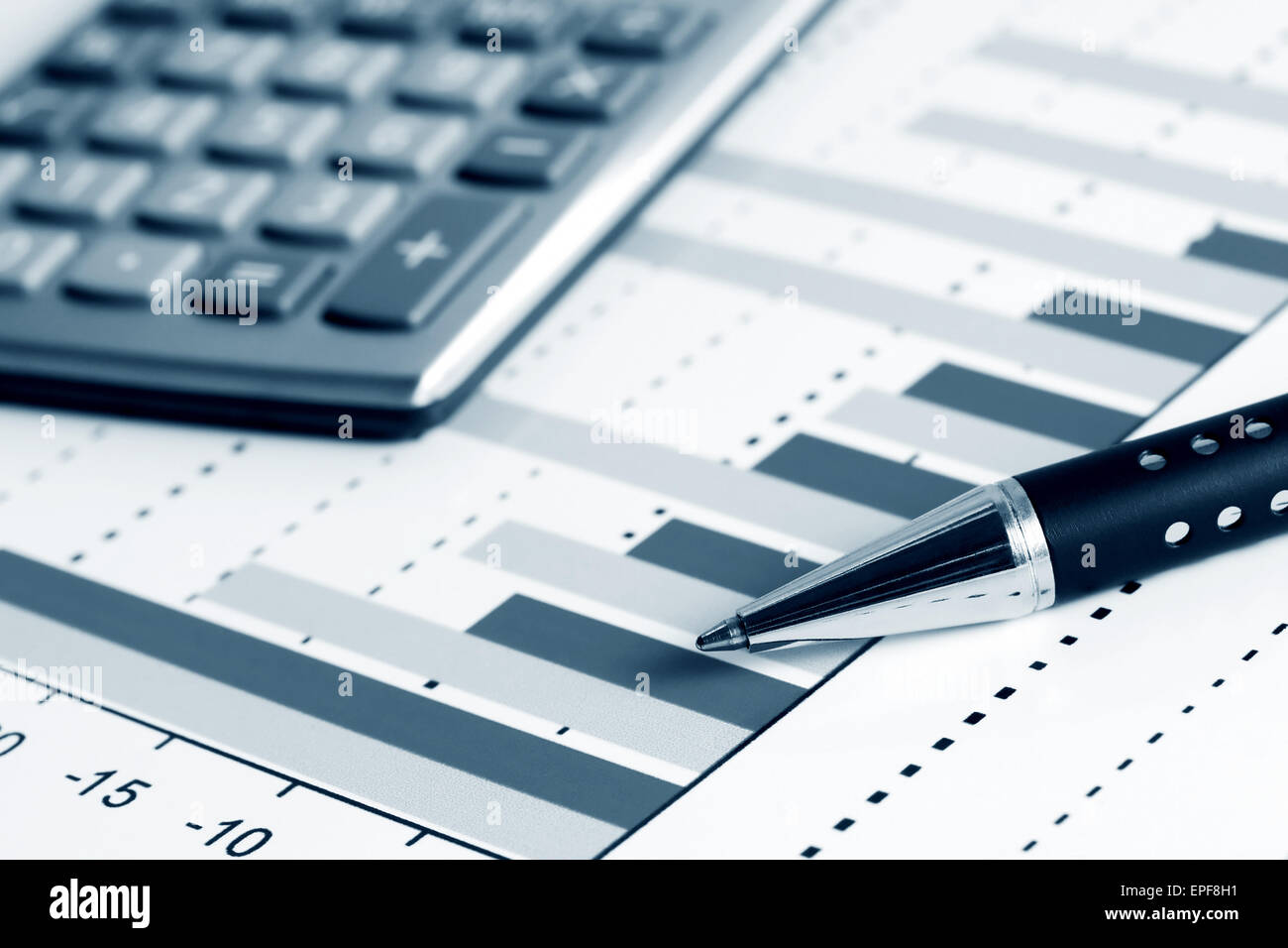 Financial accounting stock market graphs charts Stock Photo - Alamy