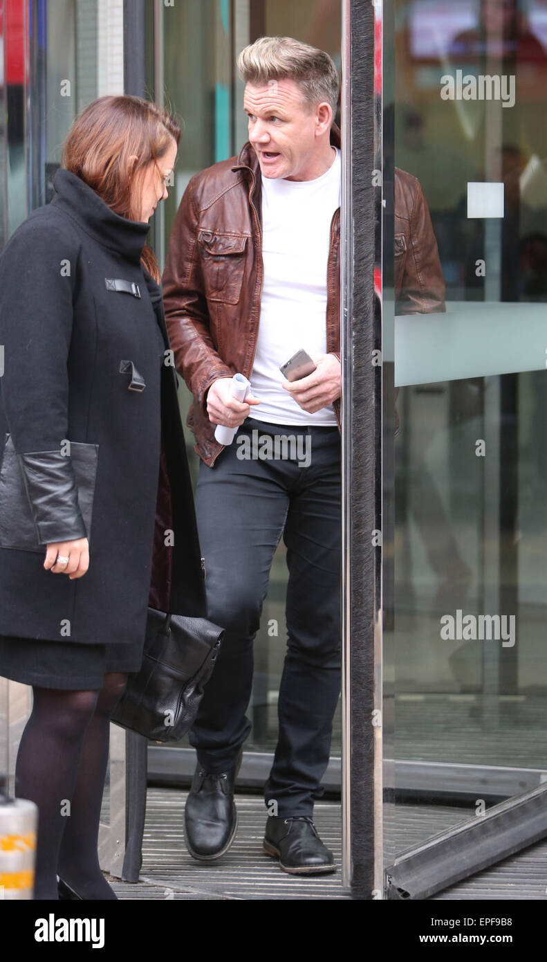 Gordon Ramsay outside the ITV Studios Featuring: Gordon Ramsay Where ...