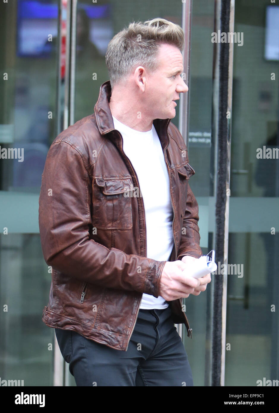 Gordon Ramsay outside the ITV Studios Featuring: Gordon Ramsay Where ...