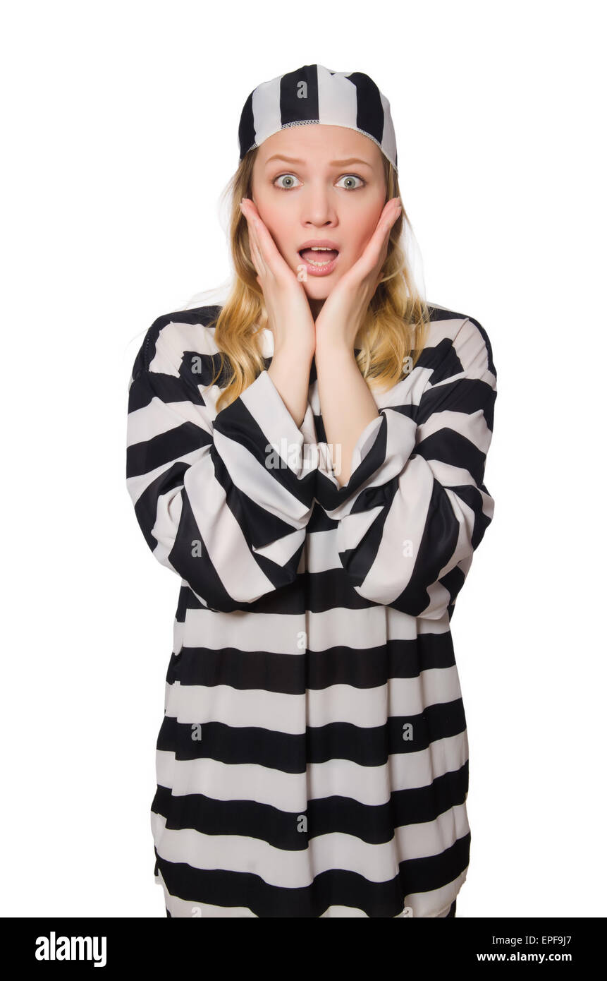 Funny prison inmate in concept Stock Photo - Alamy