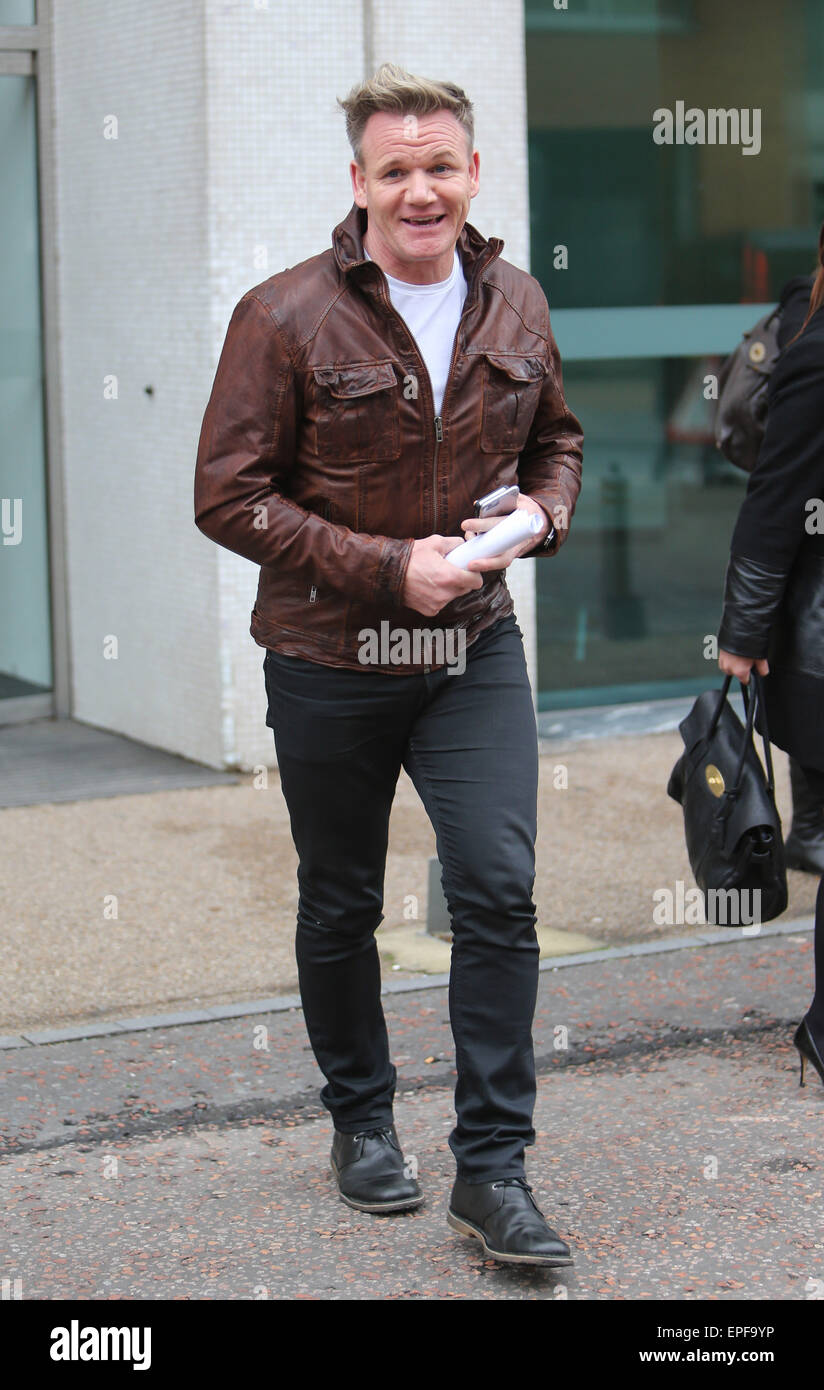 Gordon Ramsay outside the ITV Studios Featuring: Gordon Ramsay Where ...