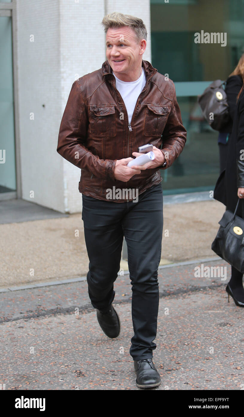 Gordon Ramsay outside the ITV Studios Featuring: Gordon Ramsay Where ...