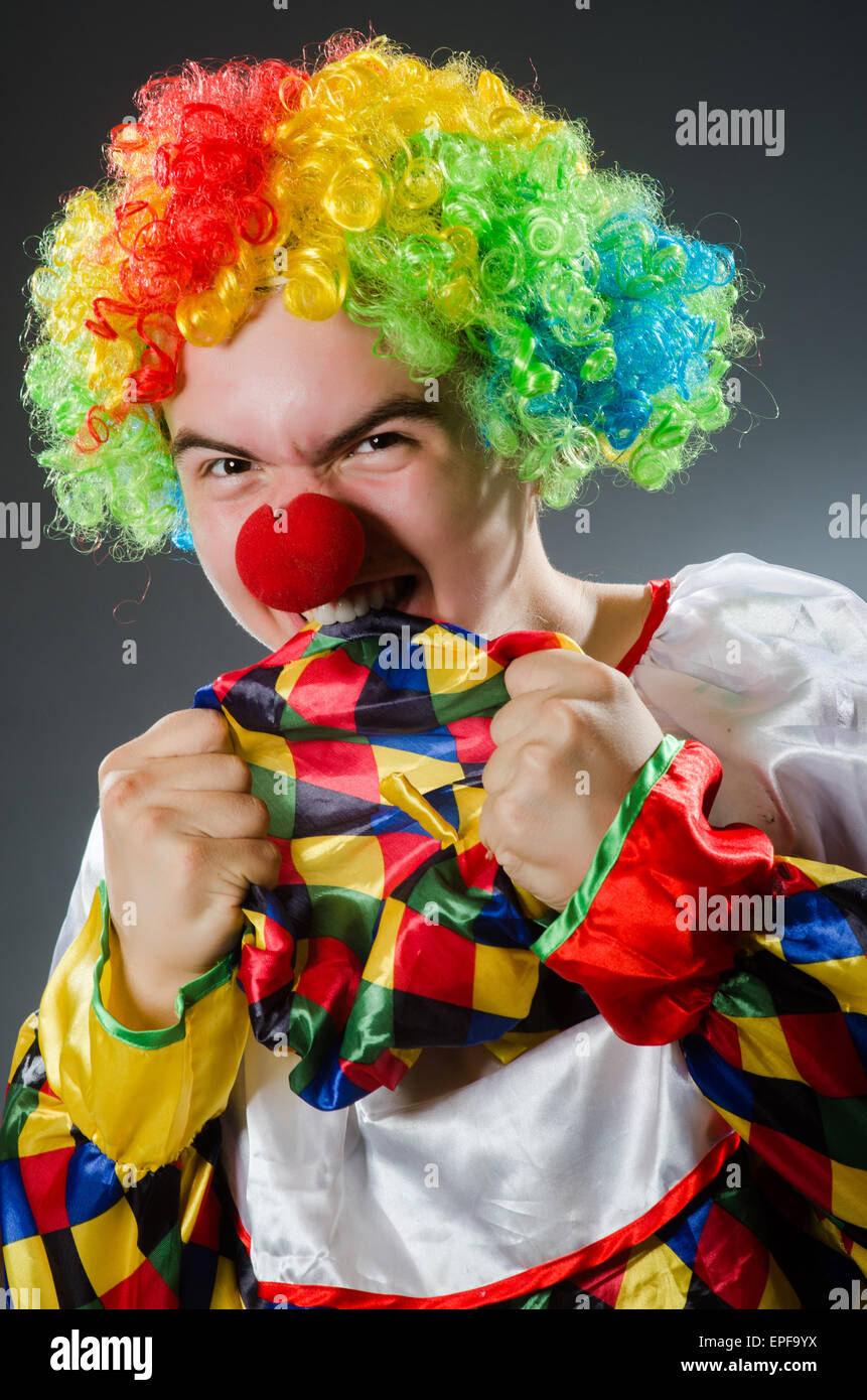 Funny clown in humor concept Stock Photo - Alamy