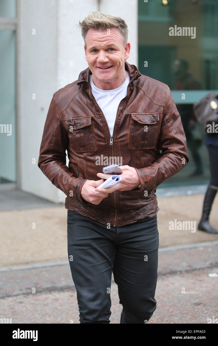 Gordon Ramsay outside the ITV Studios Featuring: Gordon Ramsay Where ...