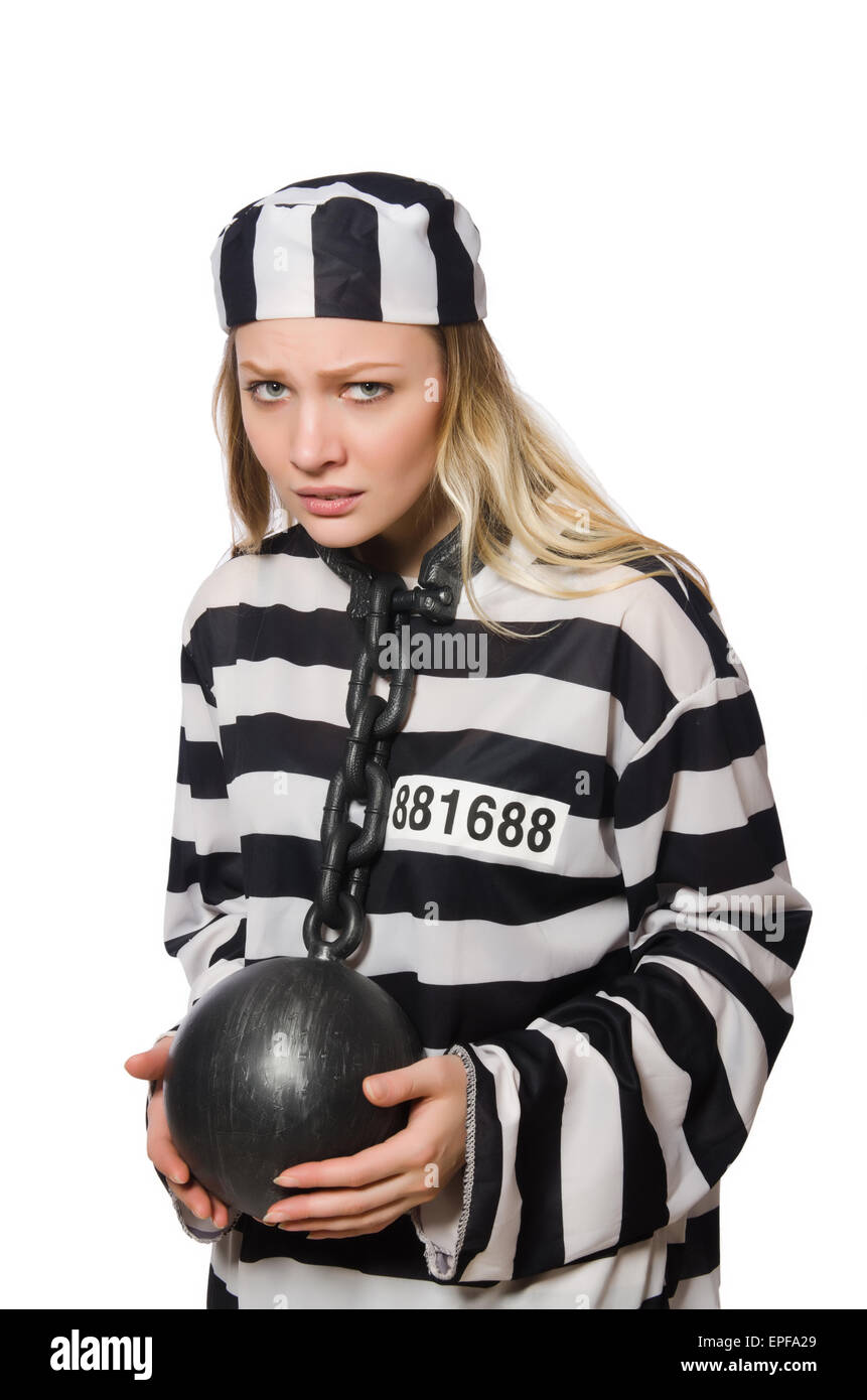 Funny prison inmate in concept Stock Photo - Alamy