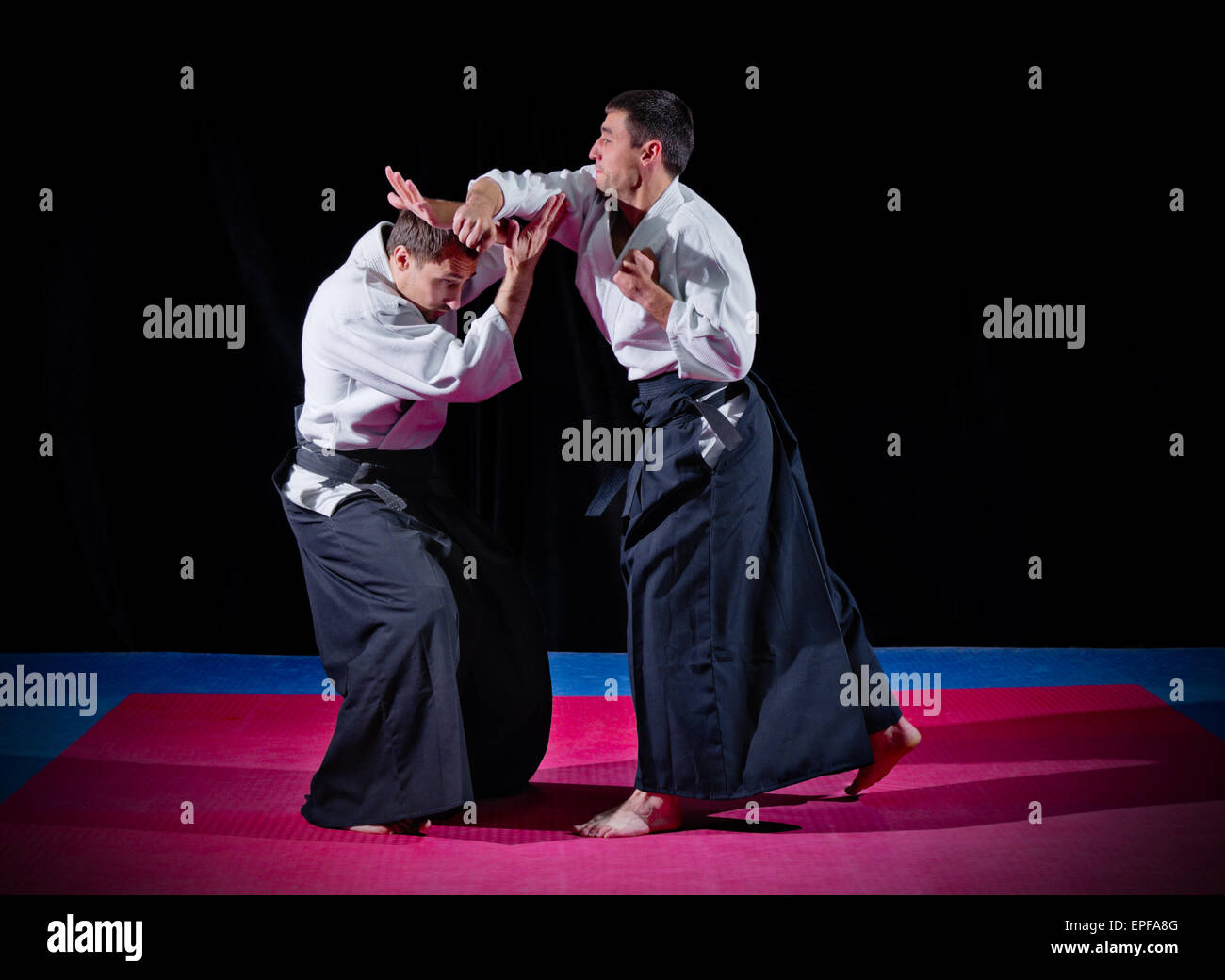 Judo fighters on tatami hi-res stock photography and images - Alamy
