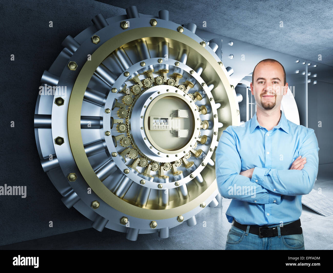 Bank vault hi-res stock photography and images - Alamy