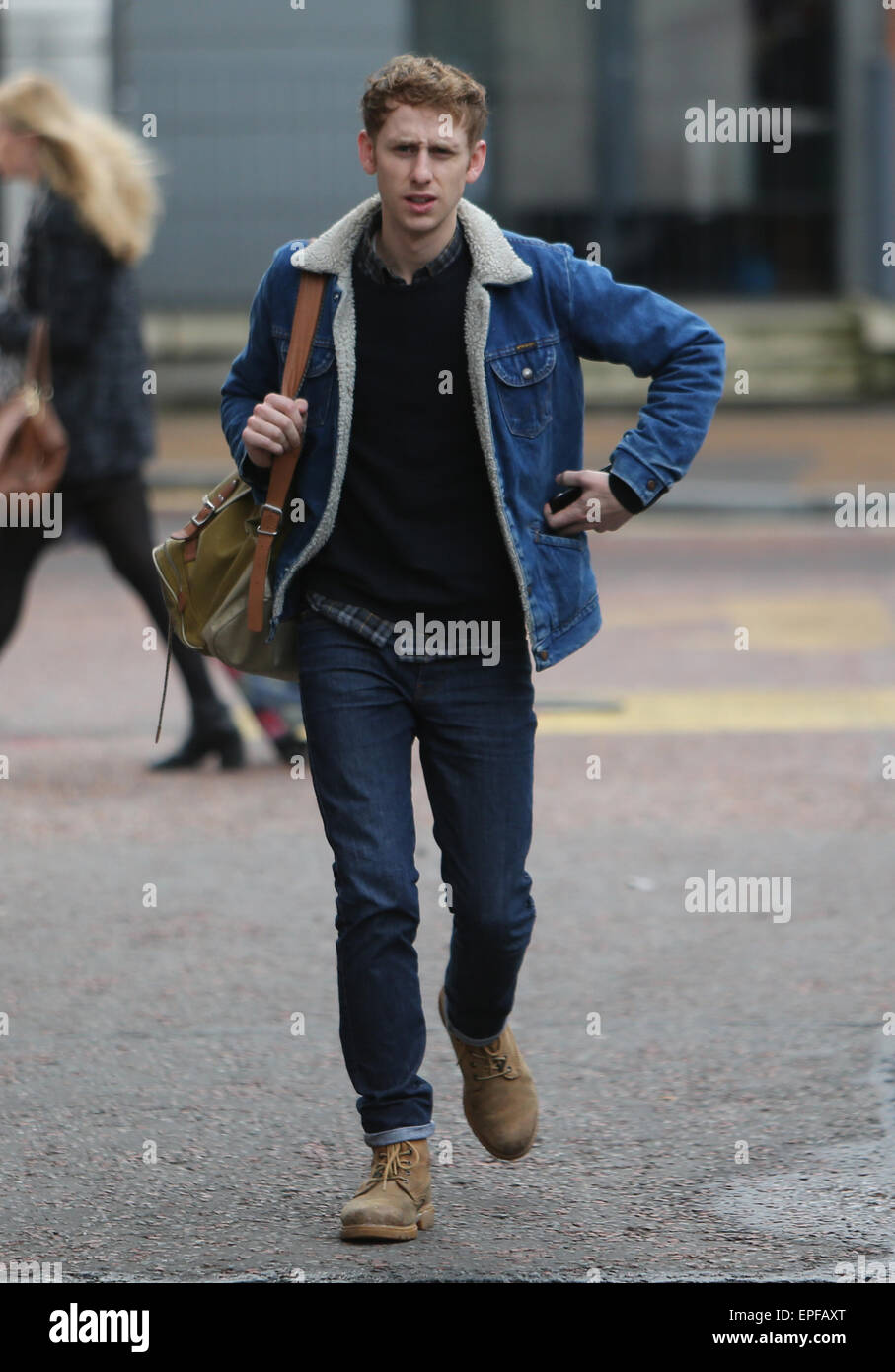 Robert Emms outside the ITV Studios Featuring: Robert Emms Where ...