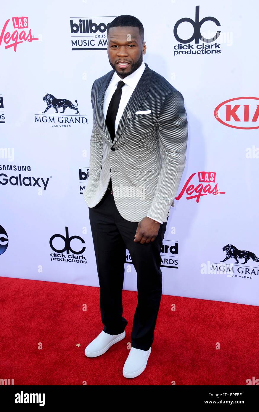 Las Vegas, Nevada, USA. 17th May, 2015. 50 Cent Billboard Music Awards ...