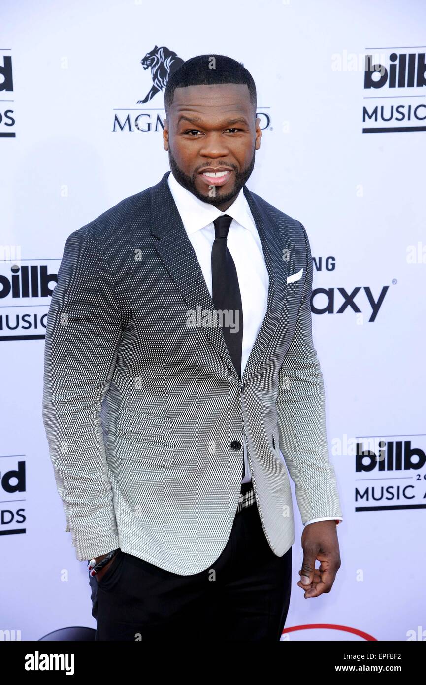Las Vegas, Nevada, USA. 17th May, 2015. 50 Cent Billboard Music Awards ...