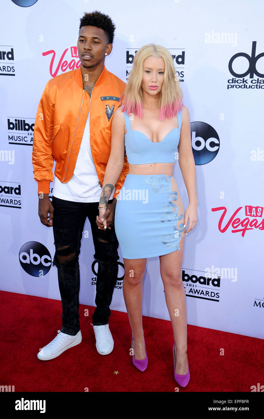 Las Vegas, Nevada, USA. 17th May, 2015. Iggy Azalea & Nick Young ...