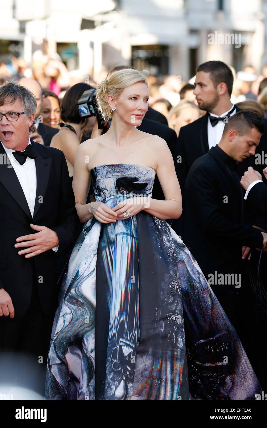 Cannes, France. 17th May, 2015. Cate Blanchett.premiere 'Carol' .Cannes ...