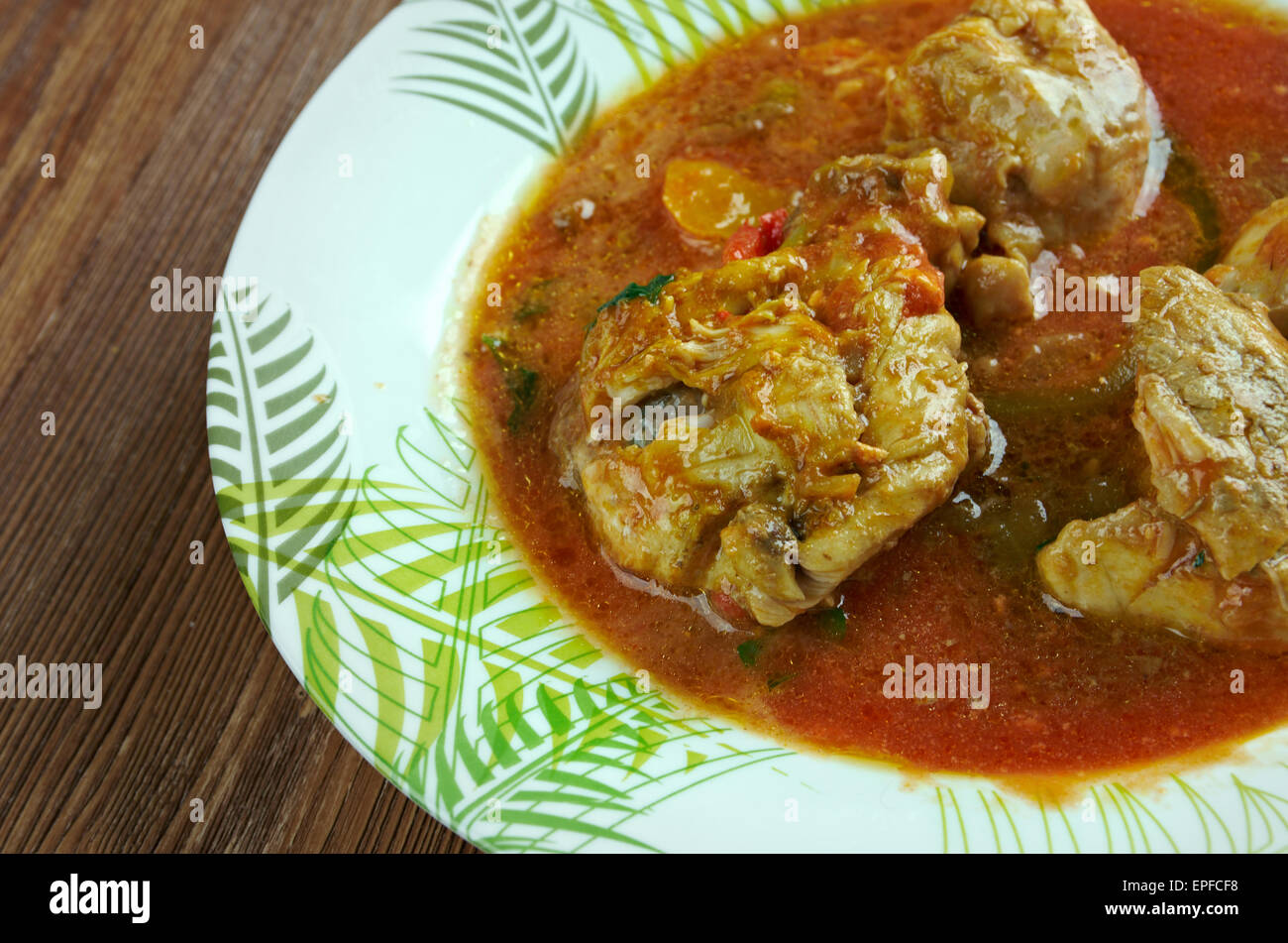 Chicken Khurchan - indian curry chicken Stock Photo - Alamy
