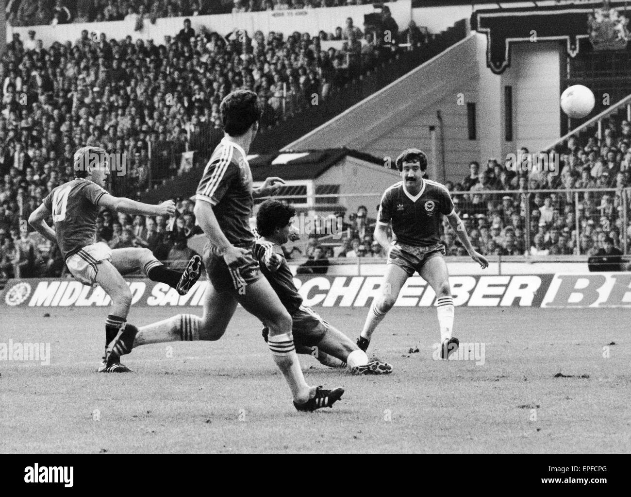 1983 FA Cup Final at Wembley Stadium. Manchester United 2 v Brighton ...