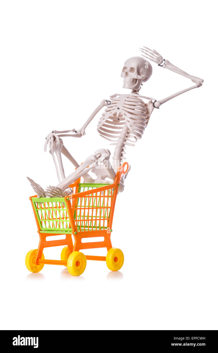 Shopping cart and skeleton hi-res stock photography and images - Alamy
