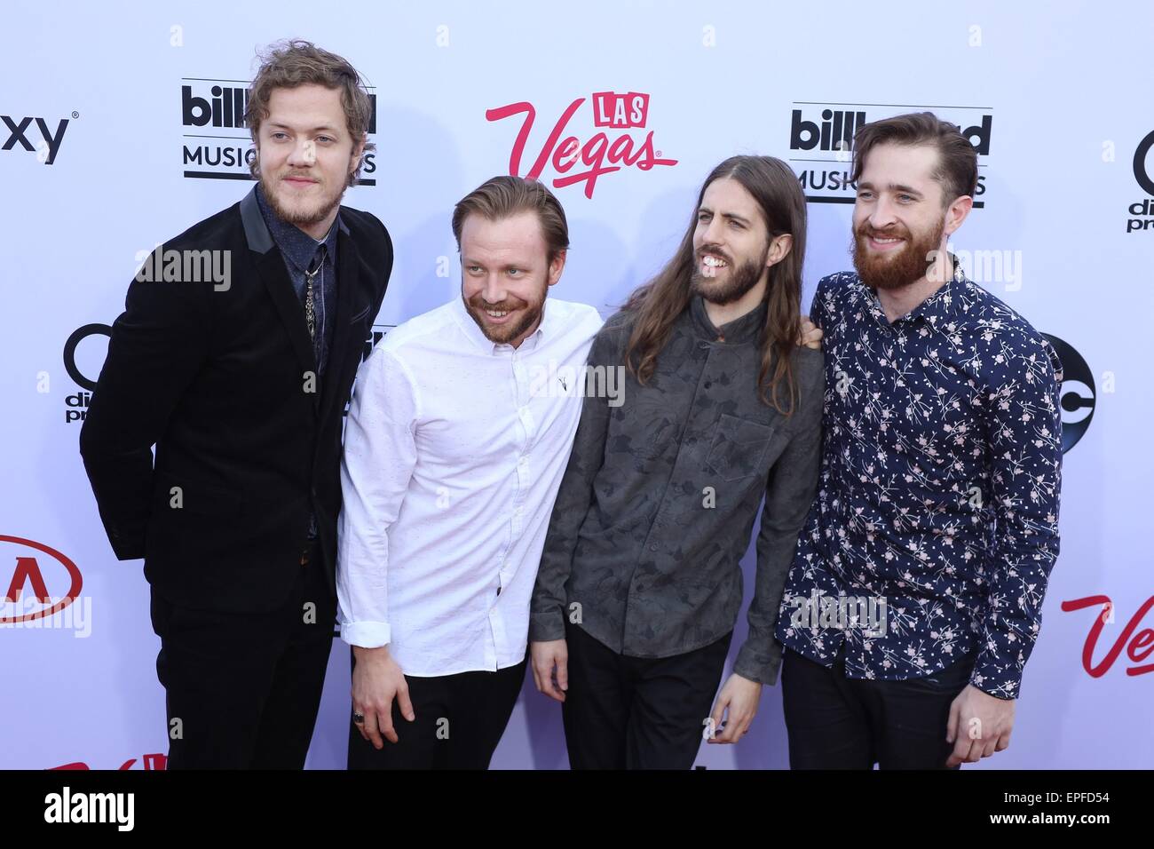 Las Vegas, Nevada, USA. 17th May, 2015. Imagine Dragons at arrivals for ...