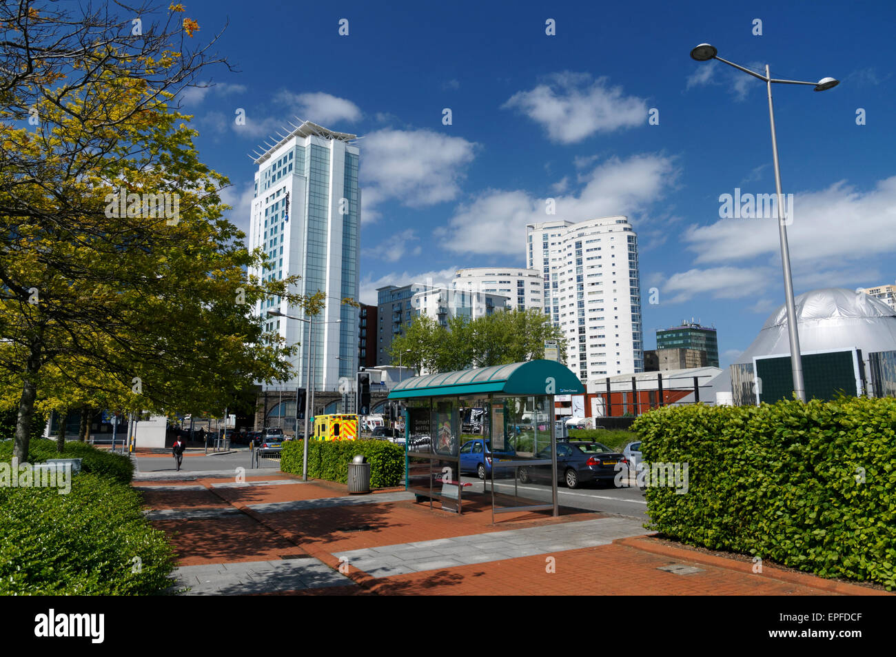 Radisson Blu hotel, Cardiff city centre, Cardiff, Wales Stock Photo - Alamy