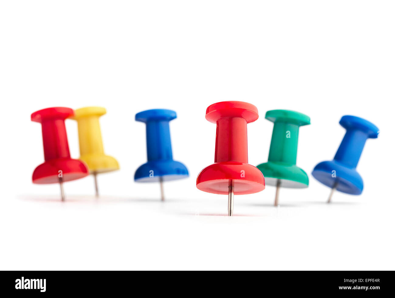 Push Pin isolated on white Stock Photo - Alamy