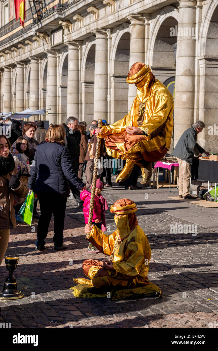 Levitating street performer hi-res stock photography and images - Alamy