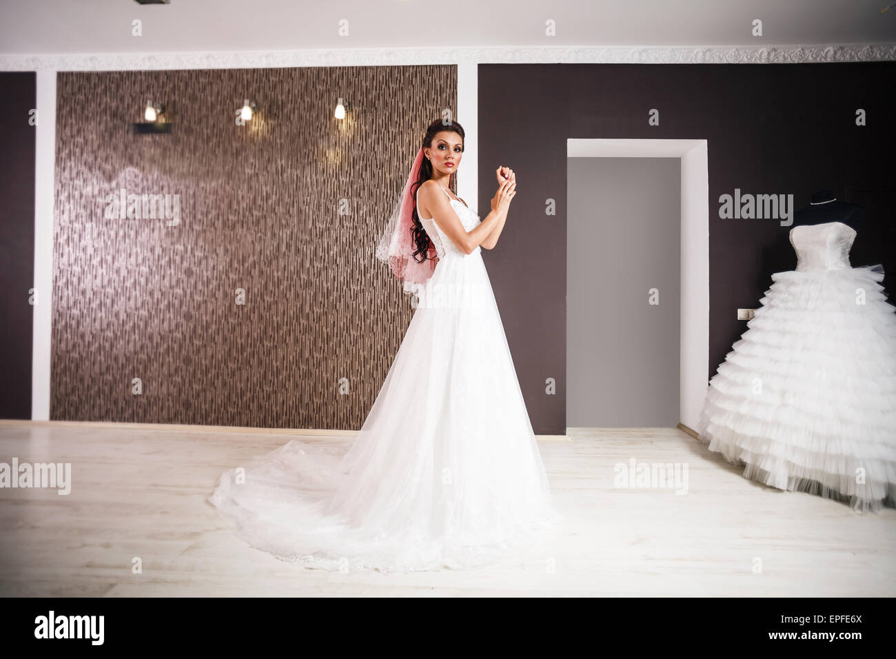Excited bride hi-res stock photography and images - Alamy