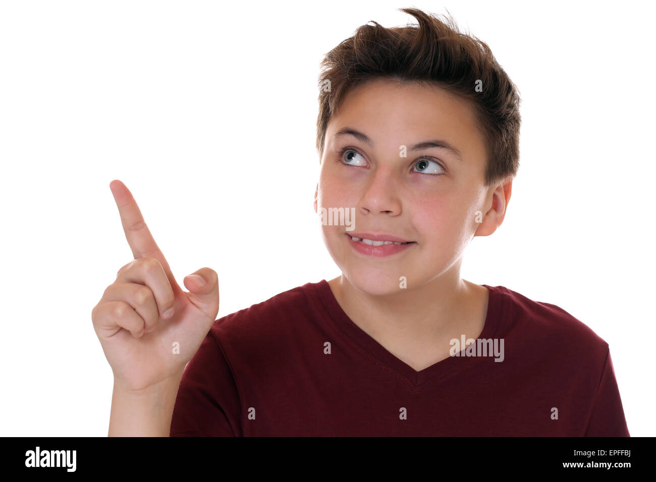 Zeigt mit finger hi-res stock photography and images - Alamy