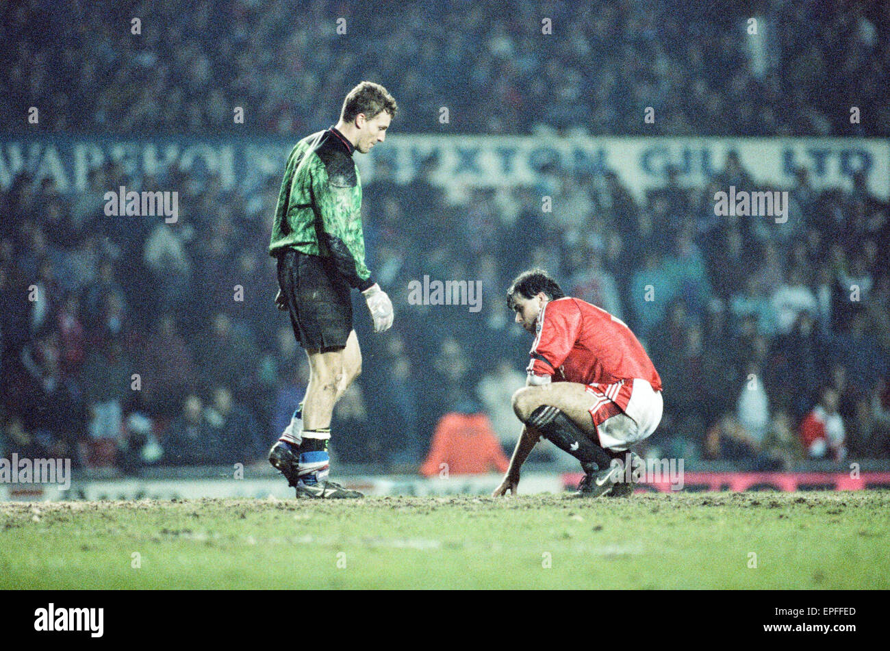 Manchester United 2-2 Southampton. FA Cup 4th Round Replay at Old ...