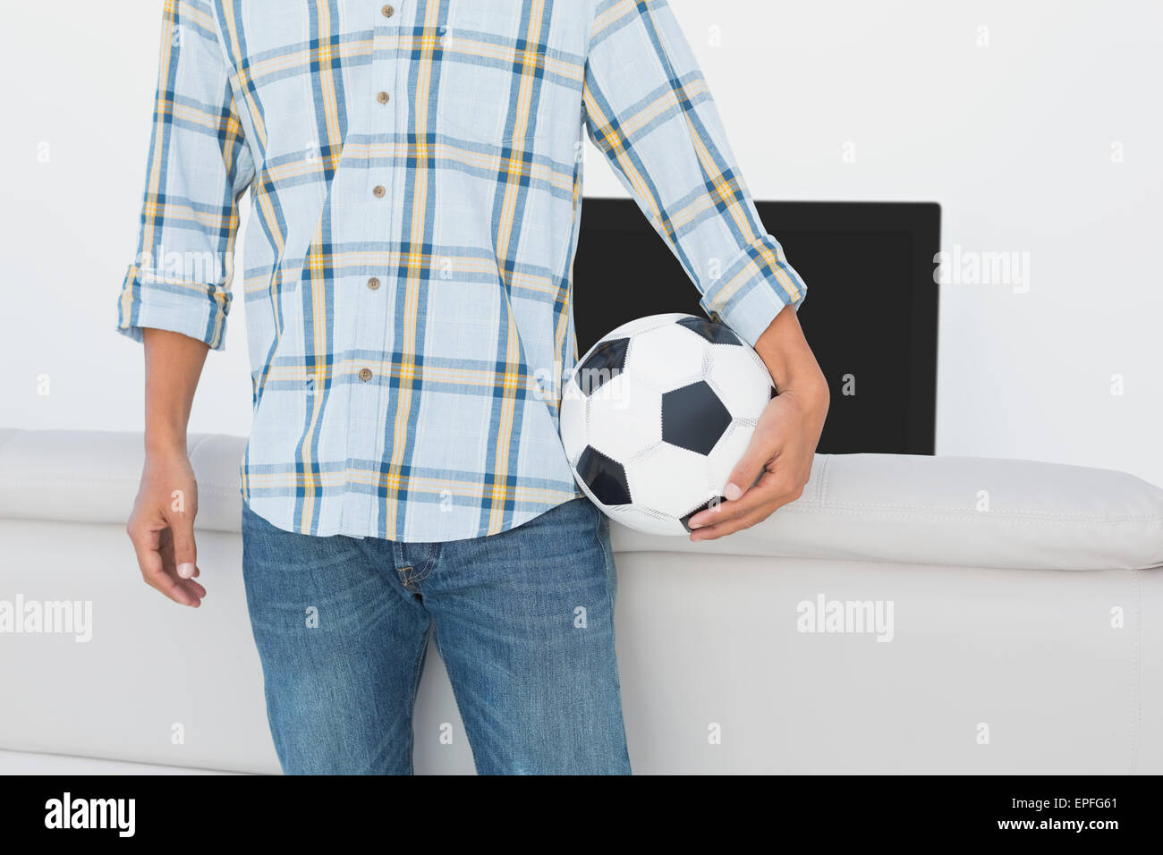 Mid section of a football fan Stock Photo - Alamy