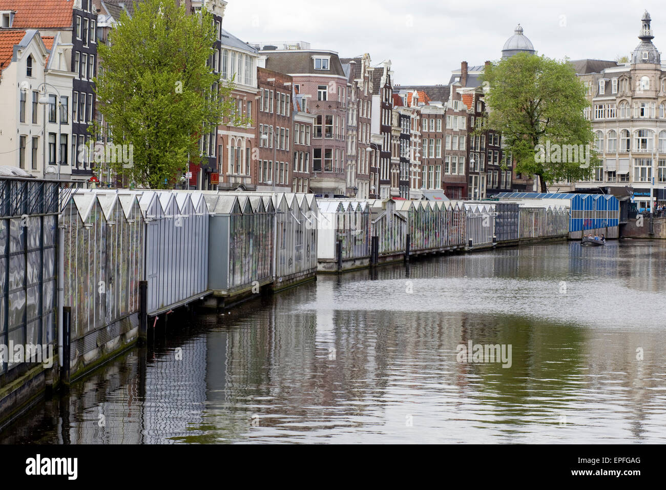 Famous Floating Flower Markets in Amsterdam Holland Stock Photo - Alamy
