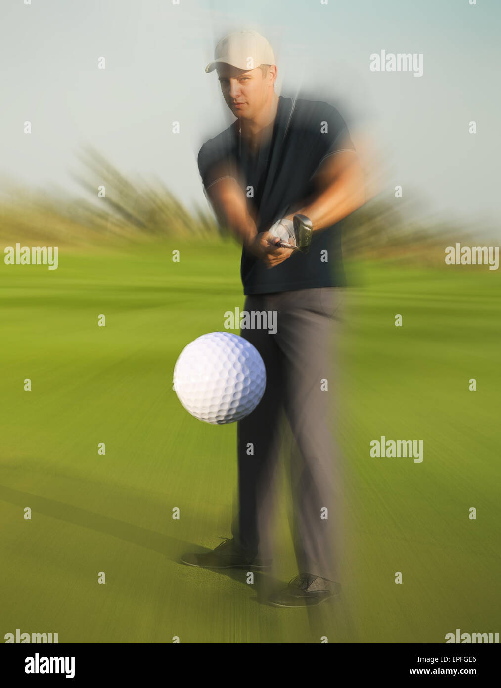 Follow golfer hi-res stock photography and images - Alamy