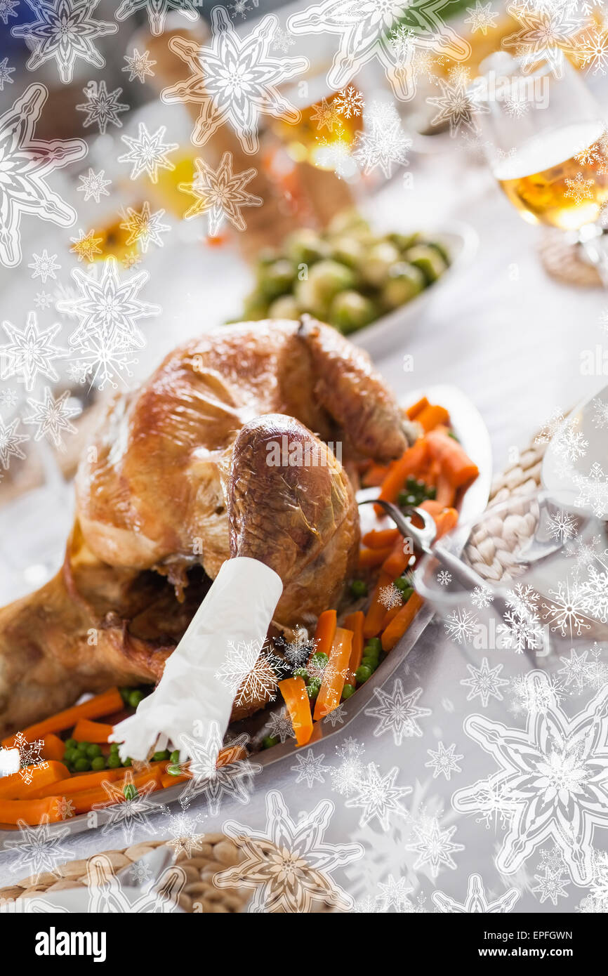 Composite image of roast dinner Stock Photo - Alamy