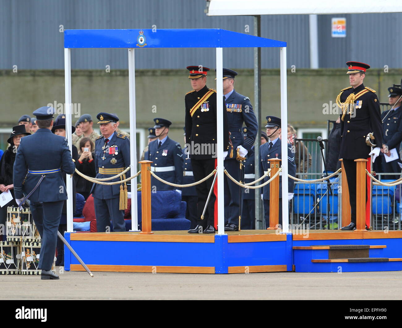 Prince Harry, meets with service personnel and their families as he ...