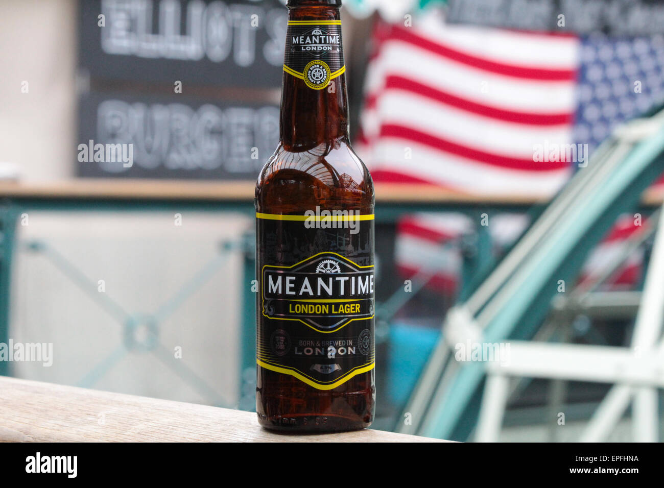 Meantime London lager Stock Photo - Alamy