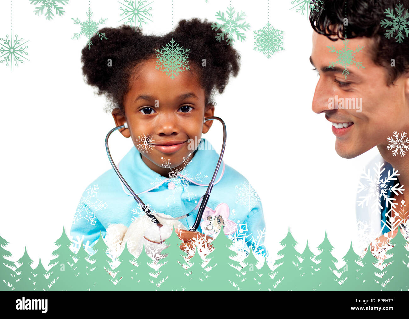 Attentive doctor playing with his patient Stock Photo - Alamy